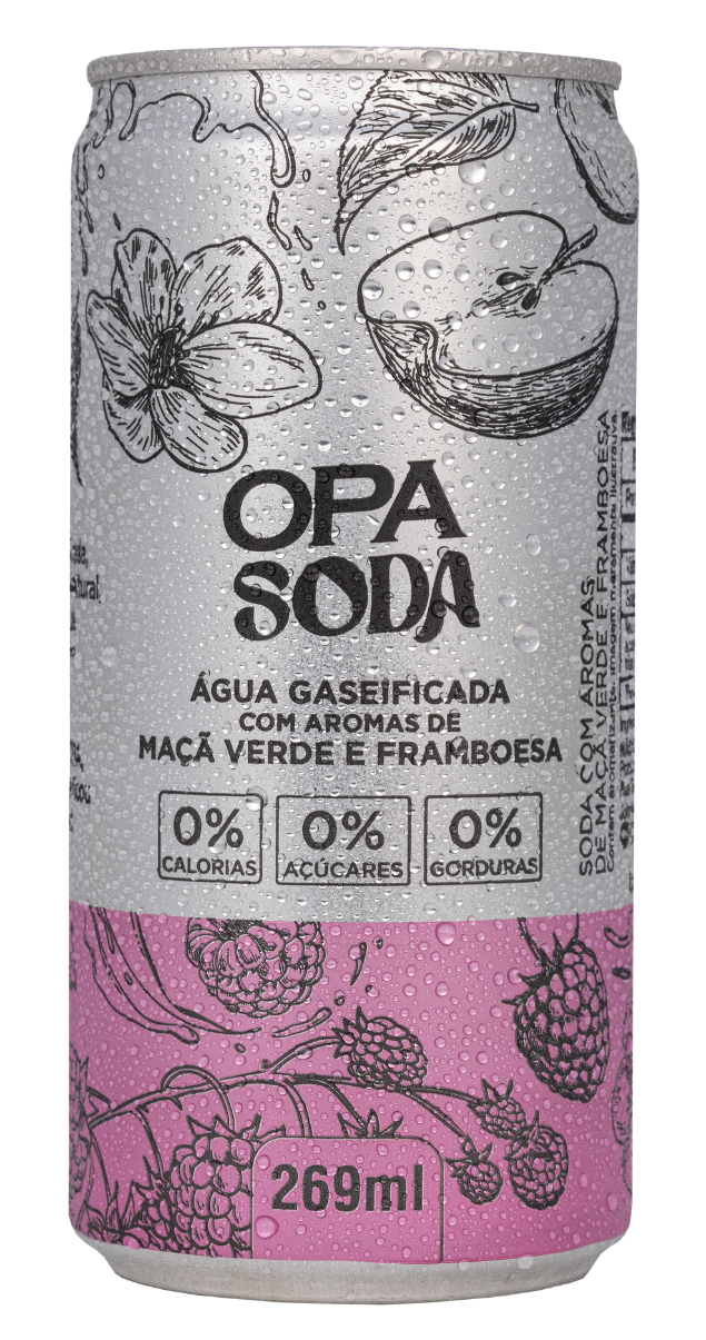 OPA Soda Maçã Verde e Framboesa | OPA BIER